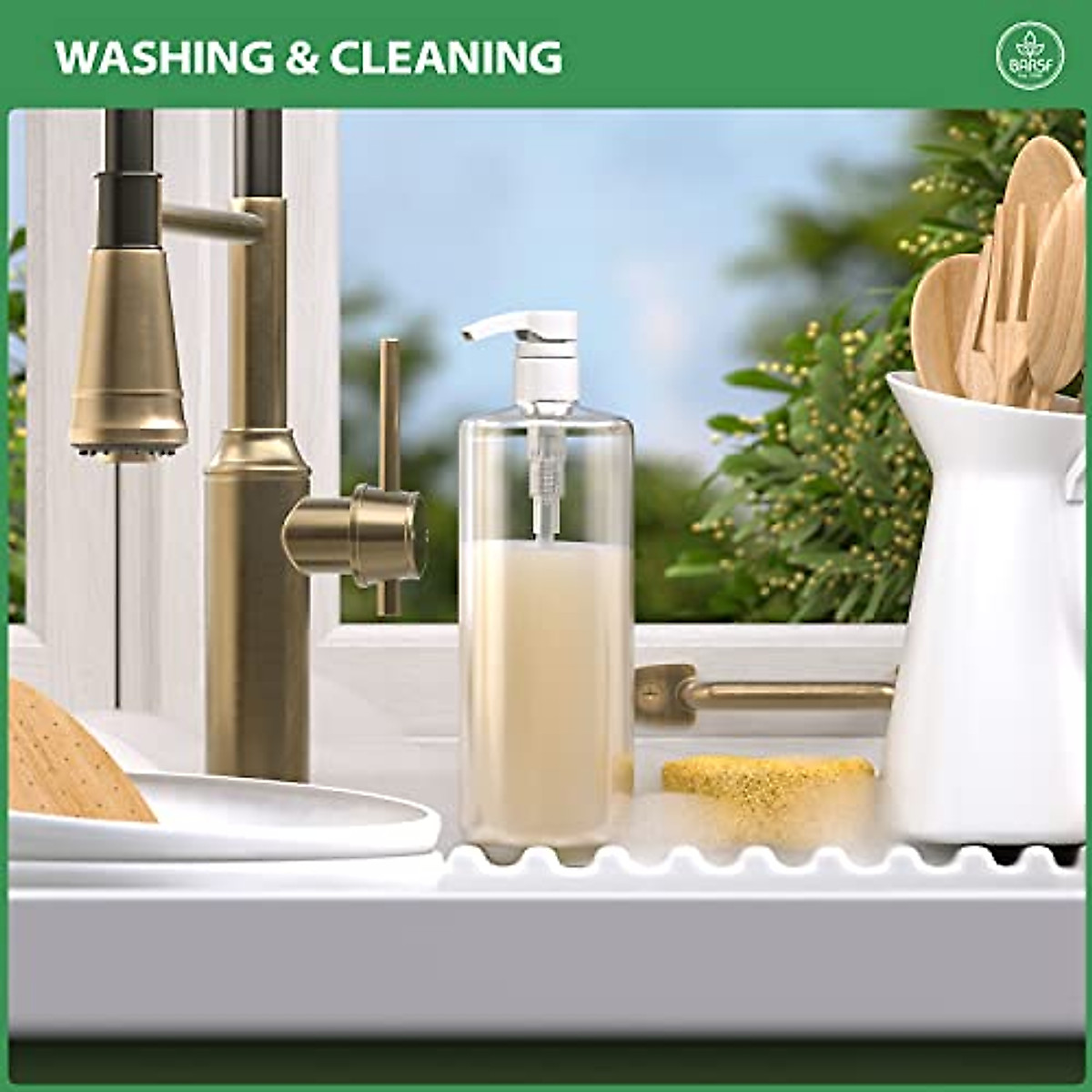 Universal Shampoo/Conditioner Pump for Bottle, 1 L/33.8 oz., Piece 2 White