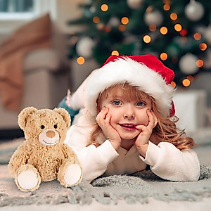 SuzziPals Teddy Bear Stuffed Animals, Microwavable Stuffed Animal Heating Pads for Heat Therapy, Stress Relief Toy for Anxiety, Cuddle, Companion, Bear Plush Gifts for Girls Boys Adults