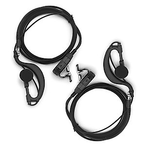 NEWASHAN 2X G-Style Clip Earpiece Headset Mic PTT for Cobra microTalk Radio ACXT145 ACXT345 ACXT545 ACXT645 CX112 CXT345 CXT385 CXT395 CXT565 CXT645 CXT1045 CXY900 PR270 PX655 PX880 RX380 RX385 RX680