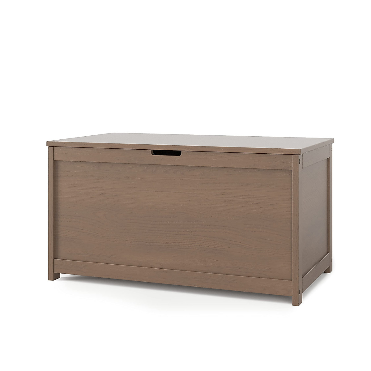 Child Craft Harmony 33” Wood Toy Box, Large Storage Chest, Plenty of Storage, 2 Safety Hinges, Standard Ventilation Hole on Back, 6 Cubic Feet of Storage (Dusty Heather)