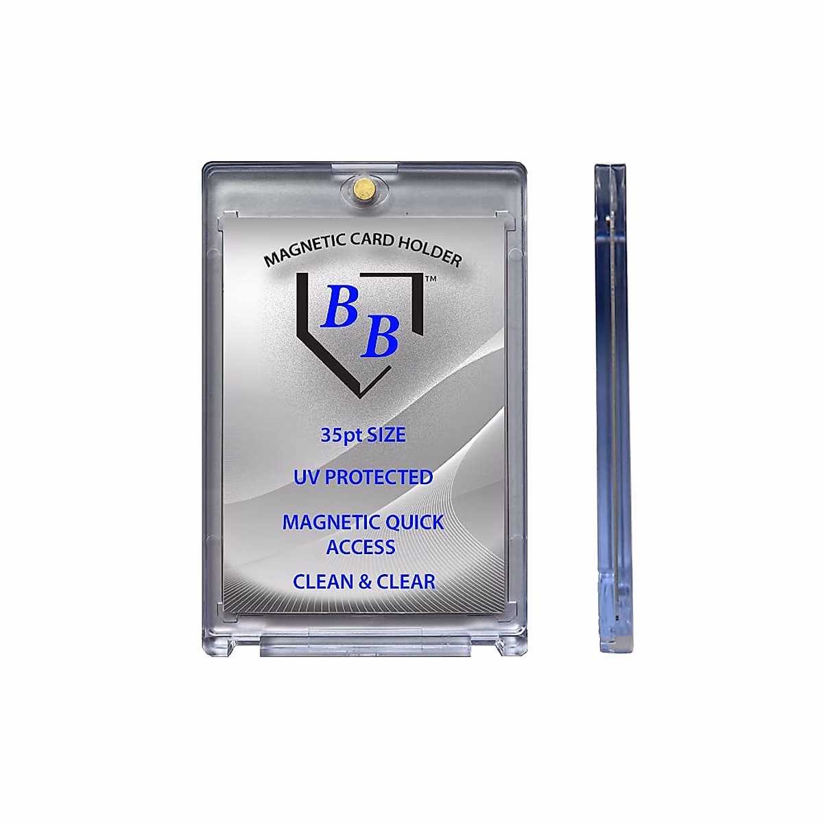 BB-Bands 35pt Magnetic Close Trading Card Case | Quick Access | Perfect Protection Holder With UV Protection And Clear Viewing for Sports or Magic Cards (1)