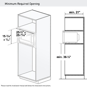 Panasonic 27-inch Microwave Trim Kit, Stainless Steel, for use with 1.1 cu ft NN-GN68KS Panasonic Microwave Oven – NN-TK623GS