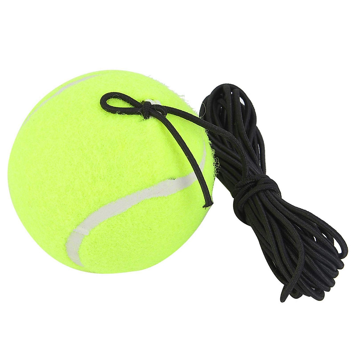 Fabater with 4M Rubber Rope Tennis Ball Single Practice, Sturdy Tennis Training Ball, for Beginners Indoor and Outdoor
