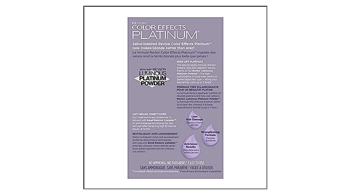 Revlon Platinum Permanent Hair Color - Ammonia Free Dye