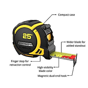 25' x 1.25" Contractor TS Magnetic Tape Measure
