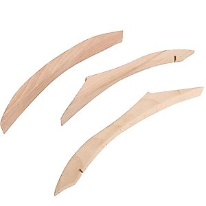 01 02 015 Bow Kit, Outdoor Wooden Assembling Bow, DIY Simple DIY Bow, Sports Archery Accessories for Hunting Bow Parts for Archery