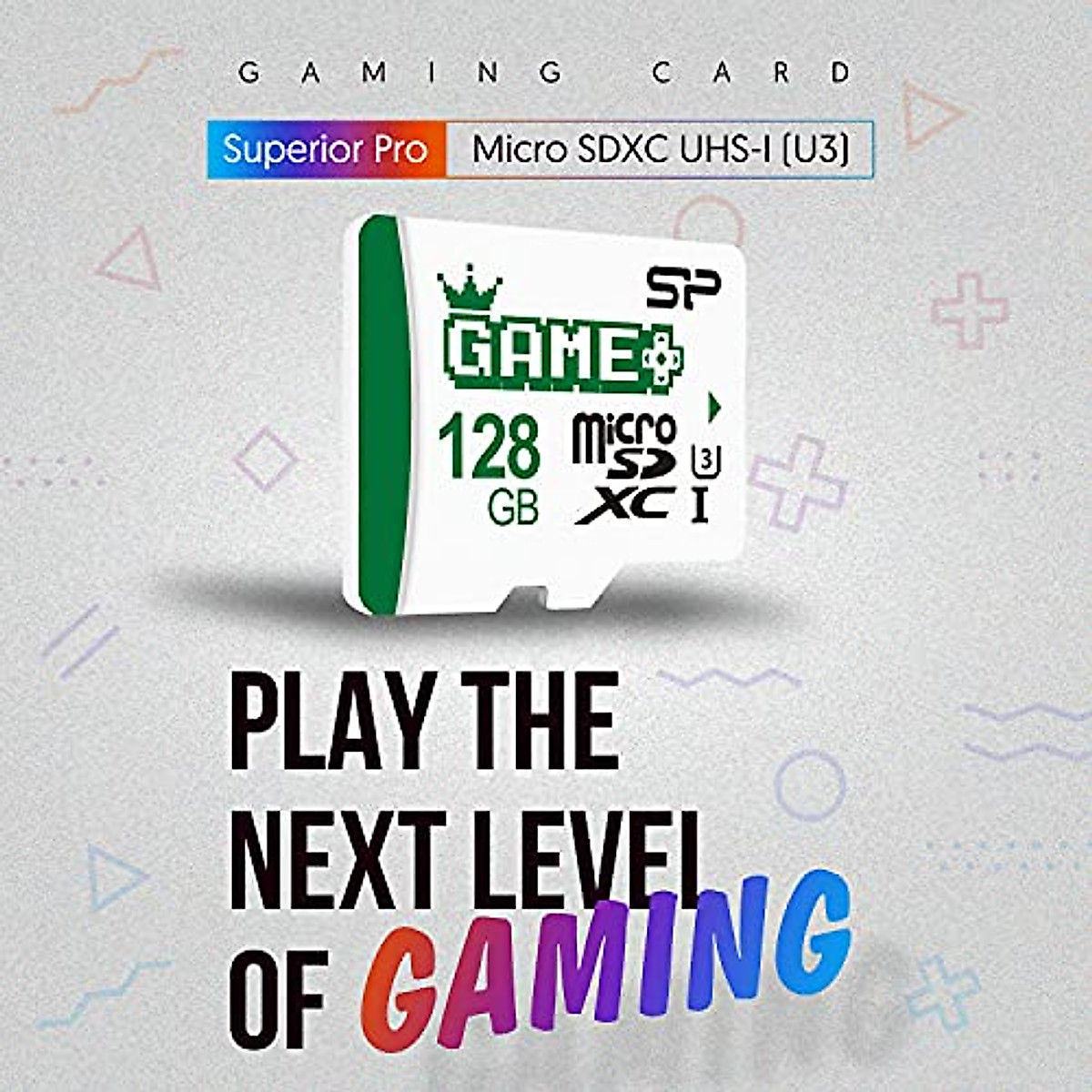 Silicon Power 128GB SDXC Micro SD Card Nintendo-Switch Gaming Memory Card with Adapter, Write Speed 80MB/s