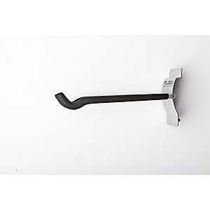 Flow Wall FSH-036-4 8-Inch Hook Add-on Accessory for Garage Organization Systems, Silver
