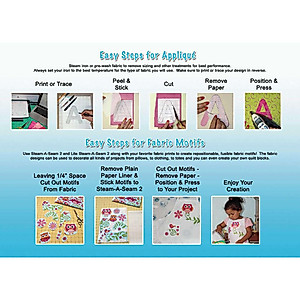 Warm Company Steam-A-Seam 2 Double Stick Fusible Web-9"X12" Sheets 5/Pkg (5517)