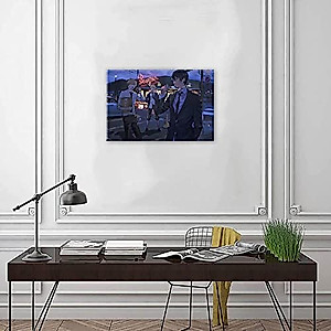 Chainsa Japanese Anime Chainsaw Man Poster Manga Covers Wall Art Print Canvas Painting Nordic Posters and Prints Wall Pictures for Living Room Deco (E,12x18inch Unframe)