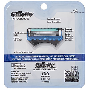 Gillette Fusion5 ProGlide Men's Razor Blade Refills, 4 Count, Mens Razors / Blades