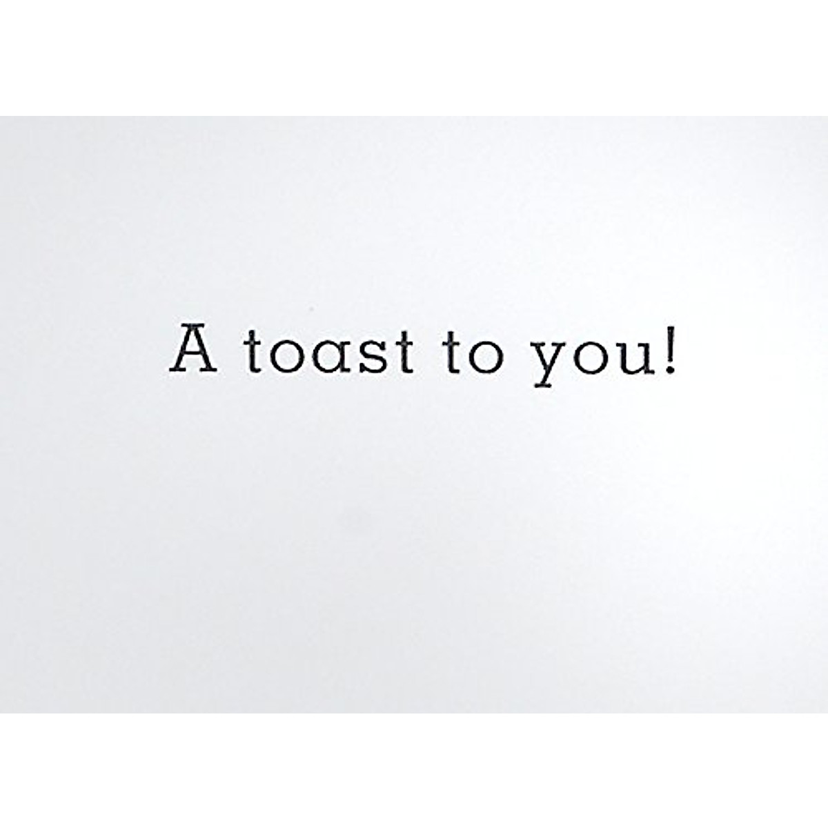 Hallmark Shoebox Funny Congratulations Card or Graduation Card (Toast) (0349RZF3023)