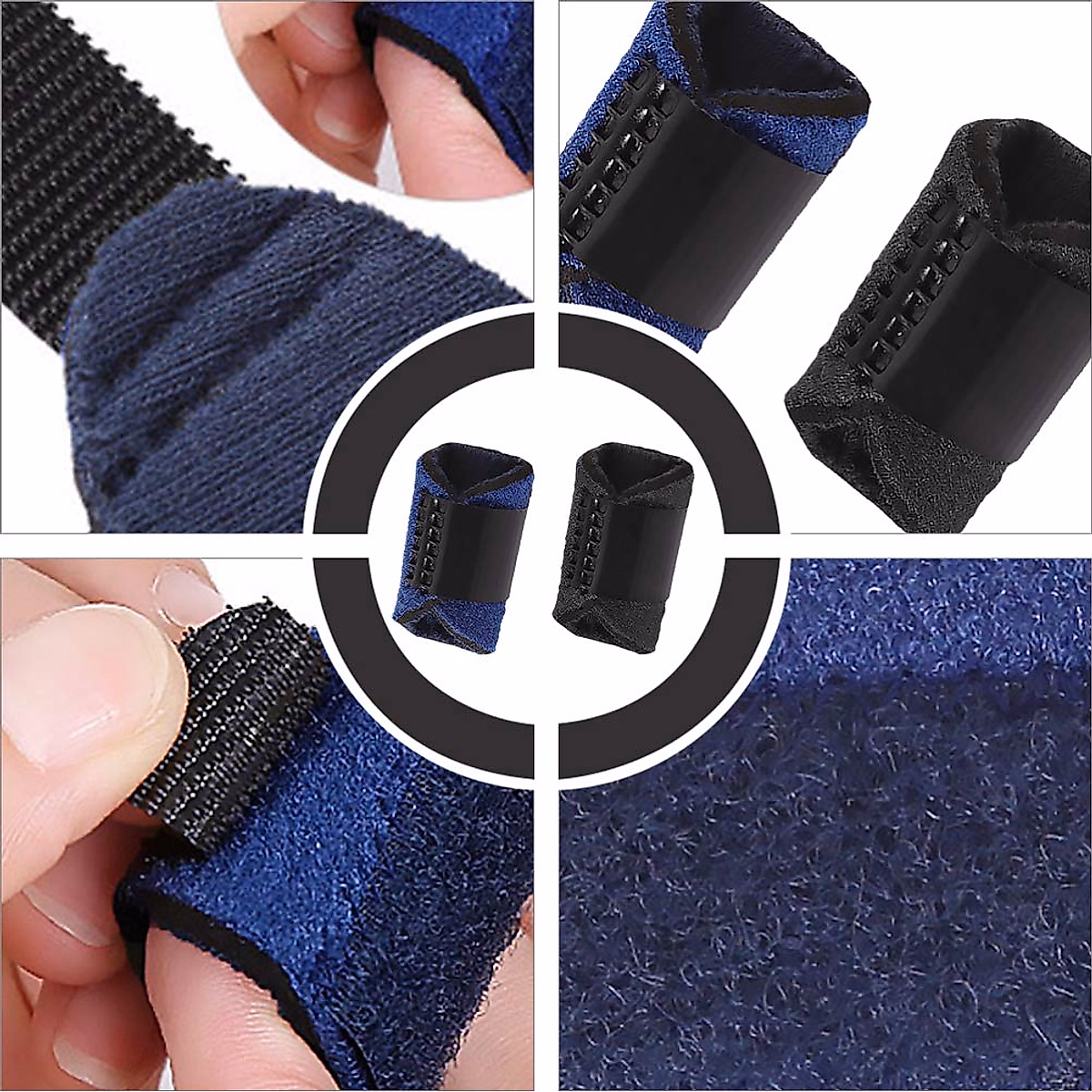 MILISTEN 2pcs Strap Splint Splint Protector stabilizer Glove Pinky Splint Brace Thumb Splint Brace Splint Sleeve Braces Support Frame Adjustable