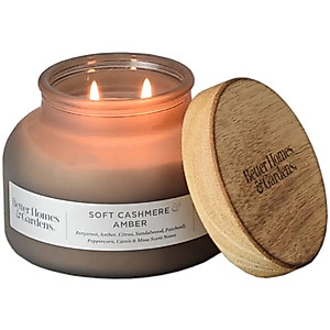 Better Homes & Gardens. 18oz Scented Candle, Soft Cashmere Amber 2-Pack, 34658