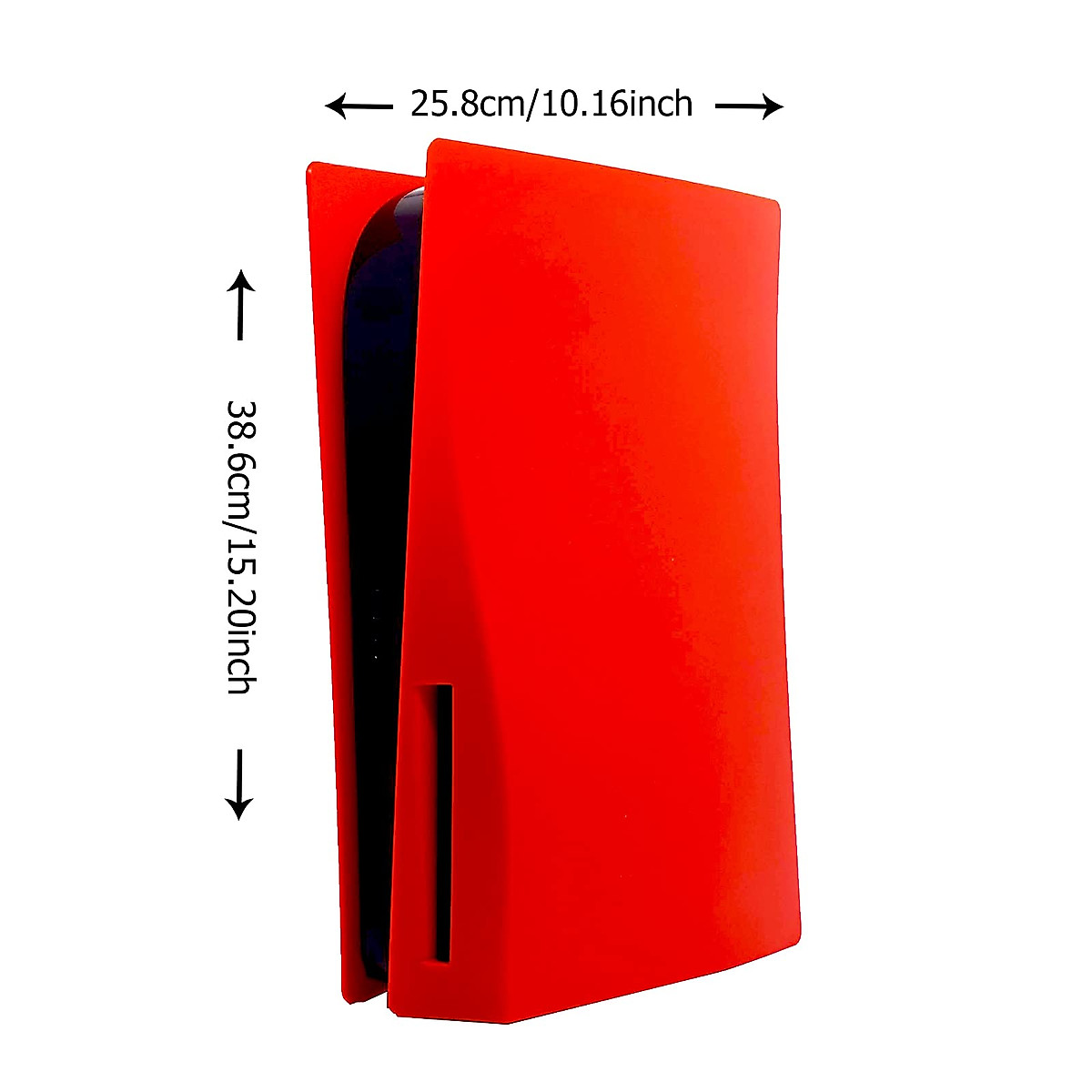 PS5 Faceplate Console Replacement Cover for Disk Console DOBEWINGDELOU Face Plate Shell Hard Shockproof Skin Case for PlayStation 5 Disc Console ABS Anti-Scratch Dustproof Replacement Plate Red