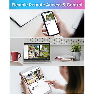 ZOSI 4K PoE Security Camera System with 2TB Hard Drive, 8 Ports 16CH 8MP NVR Recorder, 8pcs 3K 5MP Outdoor Indoor Home PoE Dome Cameras, Night Vision, Motion Alert, Remote Access, for 24/7 Recording