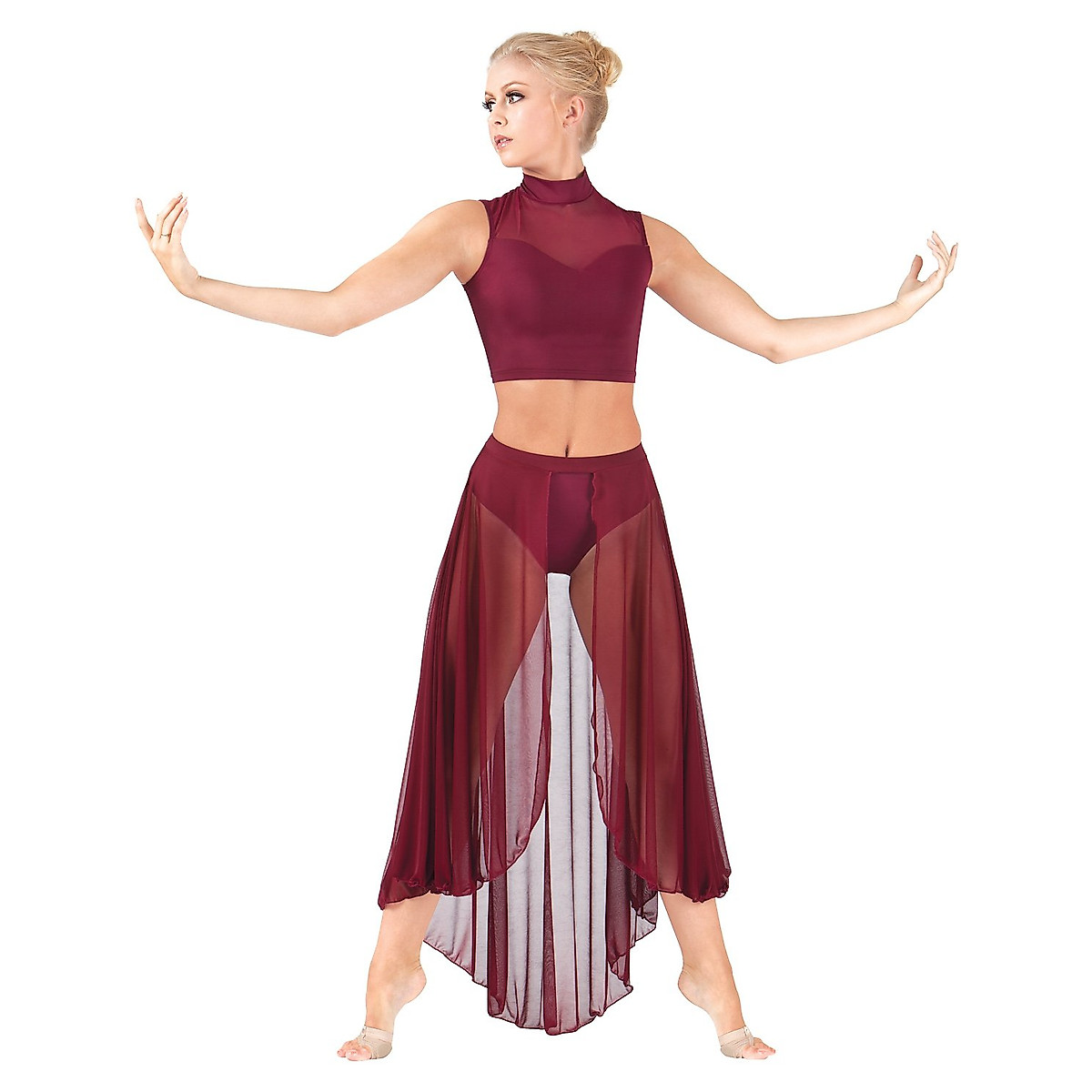 Body Wrappers Jazz Cut Dance Briefs (BWP289) White, S