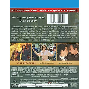 Gorillas in the Mist [Blu-ray]