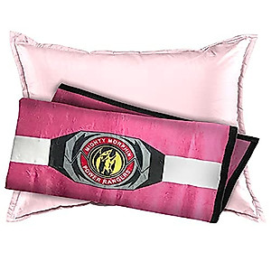 Power Rangers Pink Ranger Fleece Soft Throw Blanket