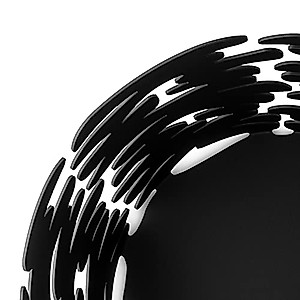 Alessi Barket Round Basket, Ø 21, black