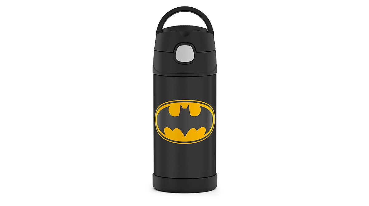 Thermos Batman FunContainer Vacuum Insulated Bottle, 12oz, Kids Lightweight