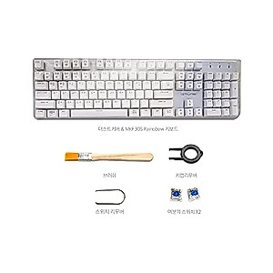Hansung GTune MKF30S Rainbow Keyboard Black (Korean/English) (Brown Switch)