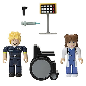Roblox Action Collection - Brookhaven: St. Luke's Hospital Game Pack [Includes Exclusive Virtual Item]