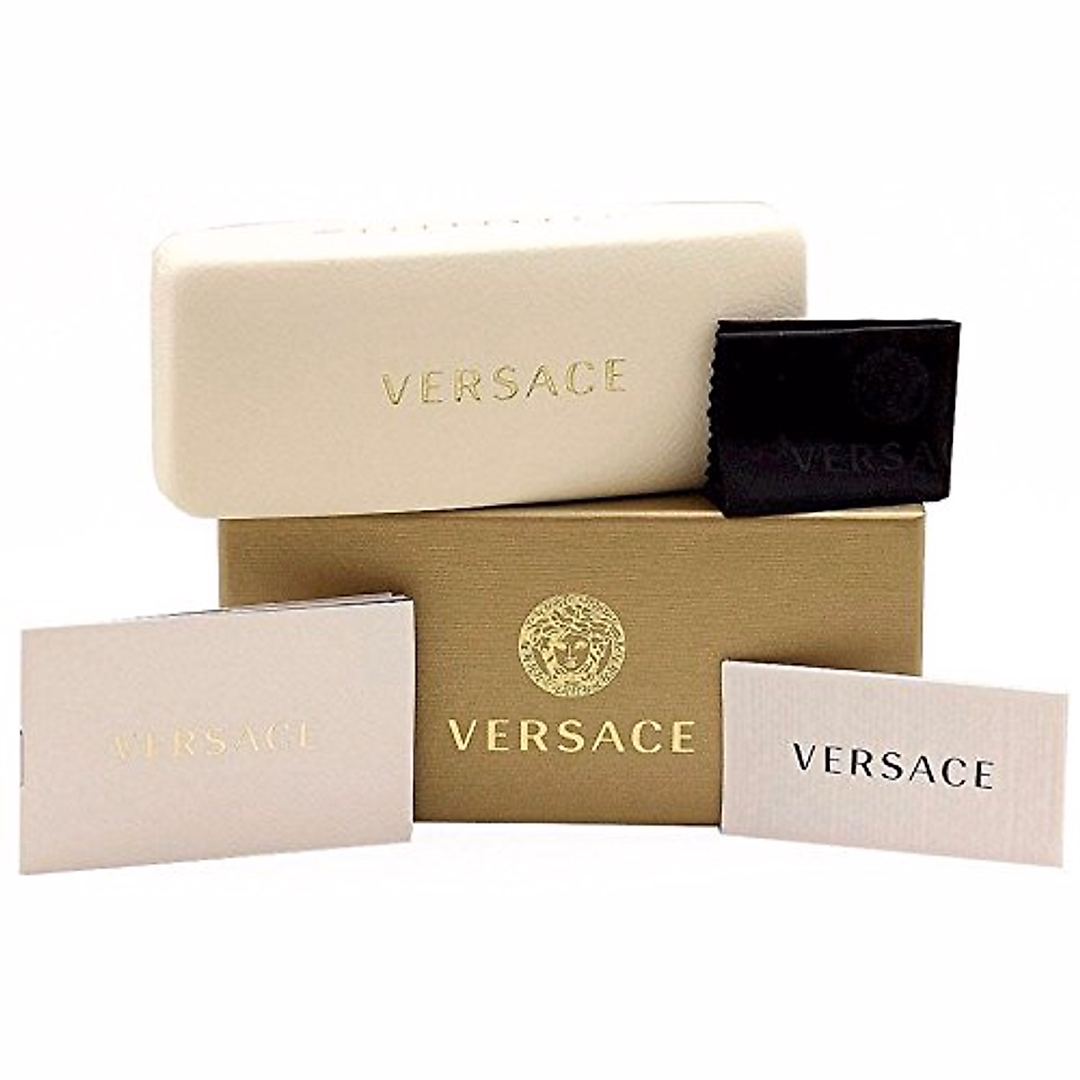 Versace VE 3218 5122_5 Matte Black Plastic Square Eyeglasses 53mm