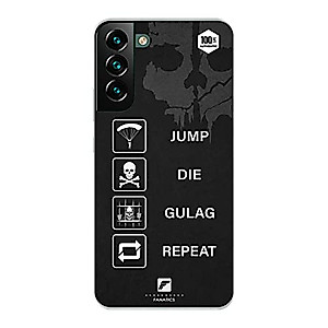Phone Case Jump Die Gulag Repeat Warzone Design Silicone Transparent - Compatible iPhone and Samsung (Samsung Galaxy A04)