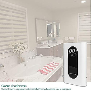 Ozone Generator Air Purifier, 2021 New Models More Powerful 500mg/h Ozone Machine, O3 Deodorizer for Air, Water, Vegetable and Fruits