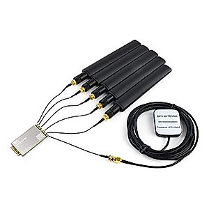 Waveshare SIM8200EA-M2 5G HAT with Antennas 5G/4G/3G Support Snapdragon X55 Onboard Multi Mode Multi Band Applicable for Regions with 5G Sub-6G Signal Coverage