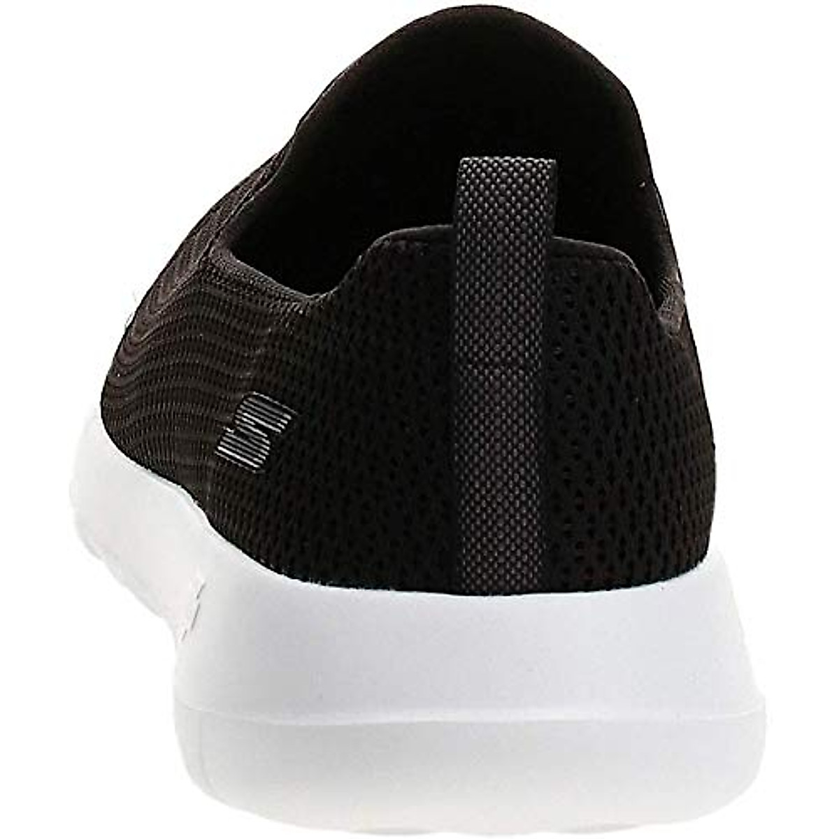 Skechers mens Go Max-athletic Air Mesh Slip on Walking Shoe, Black/White, 9.5 X-Wide US