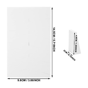 Molain 48 Pieces Powder Puffs Elasticity Makeup Sponge Blender Foundation Applicator Reusable Non-latex Cosmetic Beauty Tool for Powder/Face Cream/Nails White