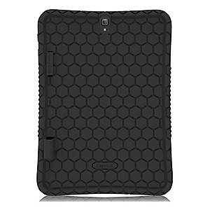 Fintie Silicone Case for Samsung Galaxy Tab S3 9.7, Light Weight Shock Proof Cover with S Pen Holder [Anti Slip] [Kids Friendly] for Tab S3 9.7 (SM-T820/T825/T827) 2017 Release, Black