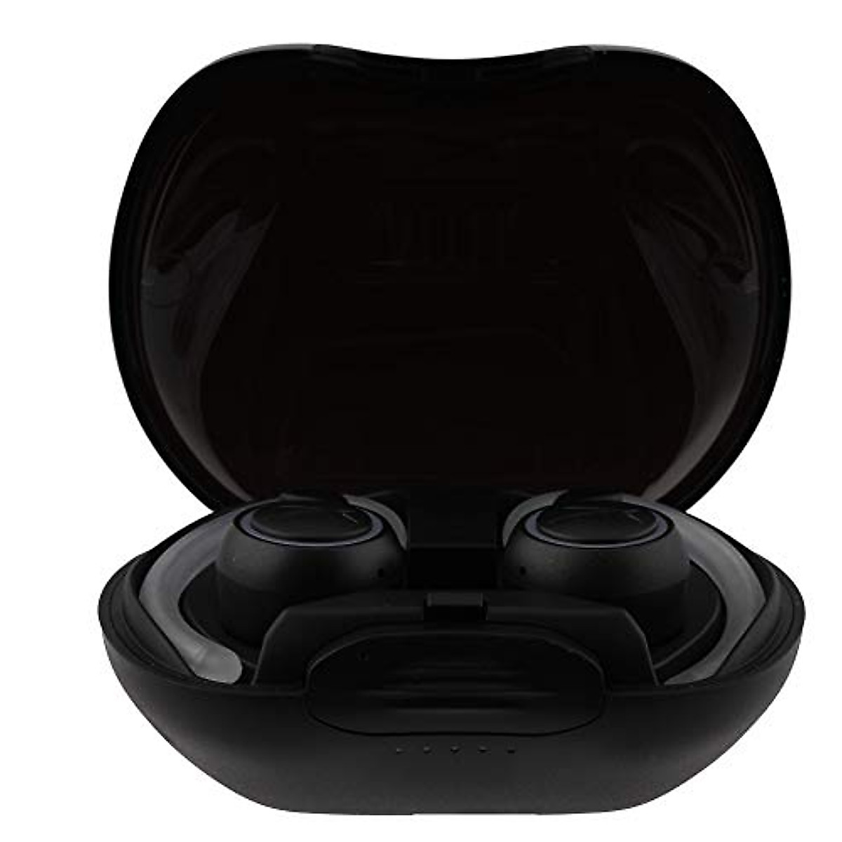 Altec Lansing True Glow Wireless Earbuds with Charging Case, IPX4 Waterproof TWS Bluetooth Earphones with Ear Hooks, Light Up Noise Isolating Stereo Sweatproof Earbuds, 24 Hours Play Time