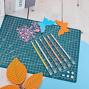 13 Pcs Craft Cutting Tools Precision Cutter Safety Carving Paper Cutter Hobby Exacto Knife Fine Point Pen Ceramic Blade for DIY Drawing Trimming Scrapbooking Art Vinyl Stencil, Mixed Colors