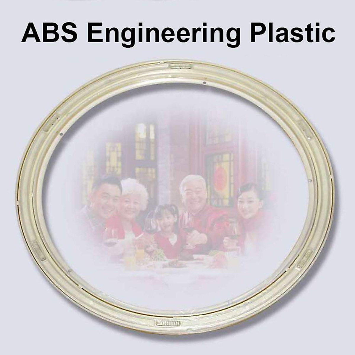 Home Wood Lazy Susan Kitchen Turntable for Dining Table Serving Plate Rotating Swivel Tray ø 28/31/35/39/47 inch