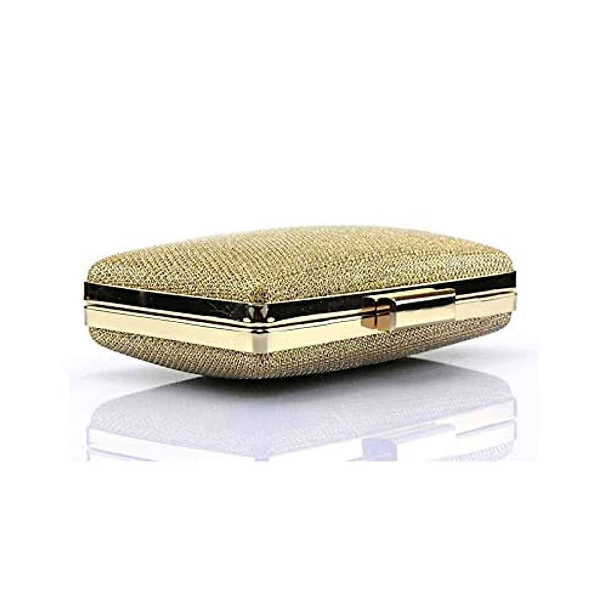 Evening Bag Fashion Evening Bag in Hand Party Bag in Hand Mini Dinner Bag in Hand Clutch Purses for Women (Color : Golden, Size : 19410cm)