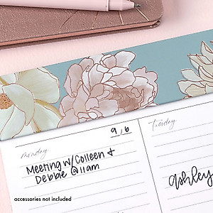 Designer Schedule Pad - Flora. 52 Perforated Sheets. 10" x 10". Weekly Schedule Organizer Planner Pad with To-Do Lists and Notes Sections by Erin Condren.