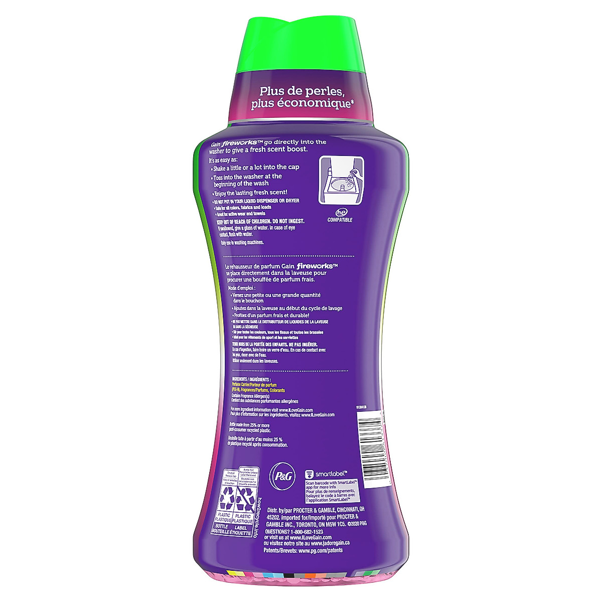 Gain Fireworks In-Wash Scent Booster Beads, Moonlight Breeze, 26.5 oz