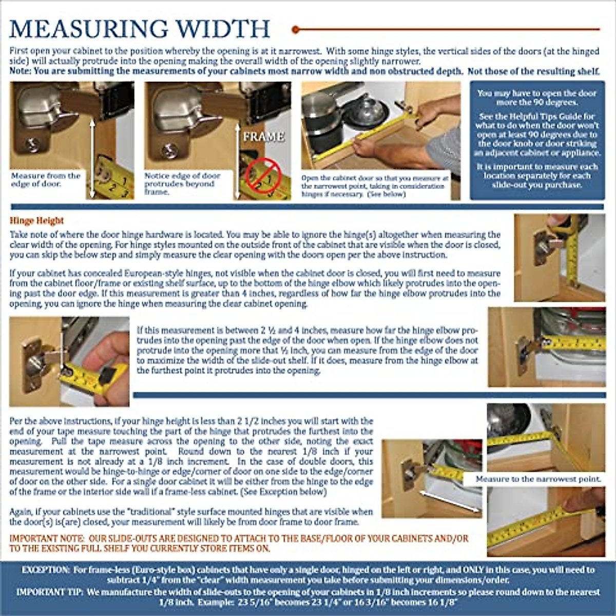 Slide-A-Shelf Made-to-Fit Slide-Out Shelf: Maple Wood Front with Full Extension Soft Close Rail