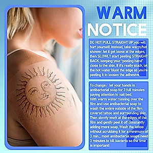 Transparent Dressing Adhesive Bandage Waterproof Bandage Clear Adhesive Bandages Stretch Tape for Tattoos Swimming (3.94 Inch x 10.94 Yard)