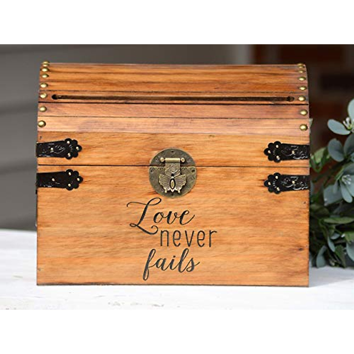 Love Never Fails Wedding 1st Corinthians Wedding Card Box