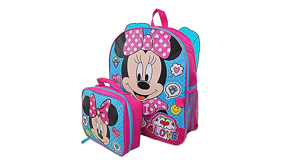 Minnie Mouse Backpack Bundle for Kids - School Supplies Set