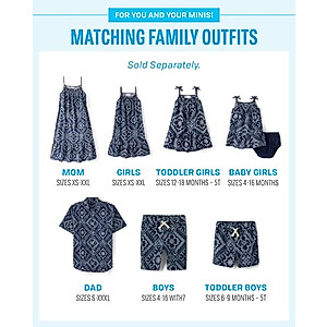 The Children's Place Baby Girls' and Newborn Dresses, Blue Bandana, 12-18 Months