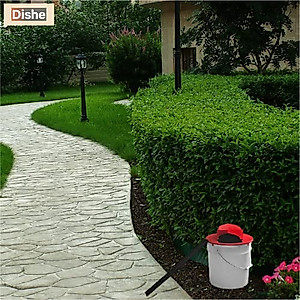 Dishe Mice Trap-Flip N Slide Bucket Lid Mouse,Chipmunk Trap|No See Kill| Humane or Lethal| Door Style| Auto Reset| Multi Catch| in- Outdoor| 5 Gallon Bucket Compatible| Reusable| Treated As Humanely…