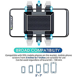 2022 New Version-Car Phone Holder Mount, Rearview Mirror Phone Holder for Car, 360°Rotatable and Retractable Car Phone Holder, Multifunctional Phone Mount for Car, for All Mobile Phones