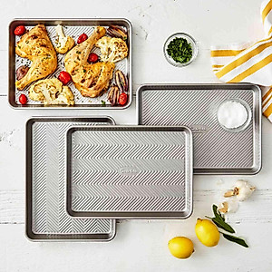 Sur La Table Platinum Quarter Sheet Pan, Set Of 2, Silver