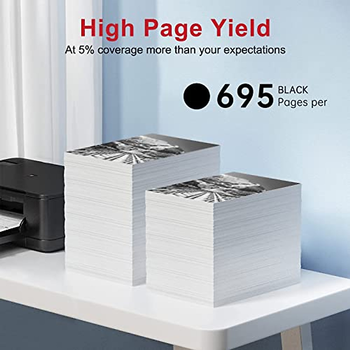 Topink Cannon Printer Ink PG 240 Replacement for Canon 240XL PG-240XL 240 XL XXL Black Ink Cartridge Use with Canon PIXMA MG3620 TS5120 MG3520 MG2120 MX452 MX512 MX532 MX472 Printer