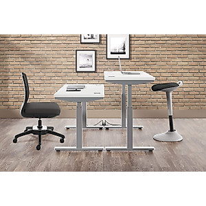 HON Perch Stool, Sit to Stand Backless Stool for Office Desk, Black (HVLPERCH)